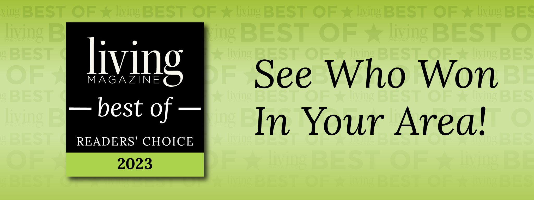 2023 Best Of Readers' Choice Winners - Living Magazine